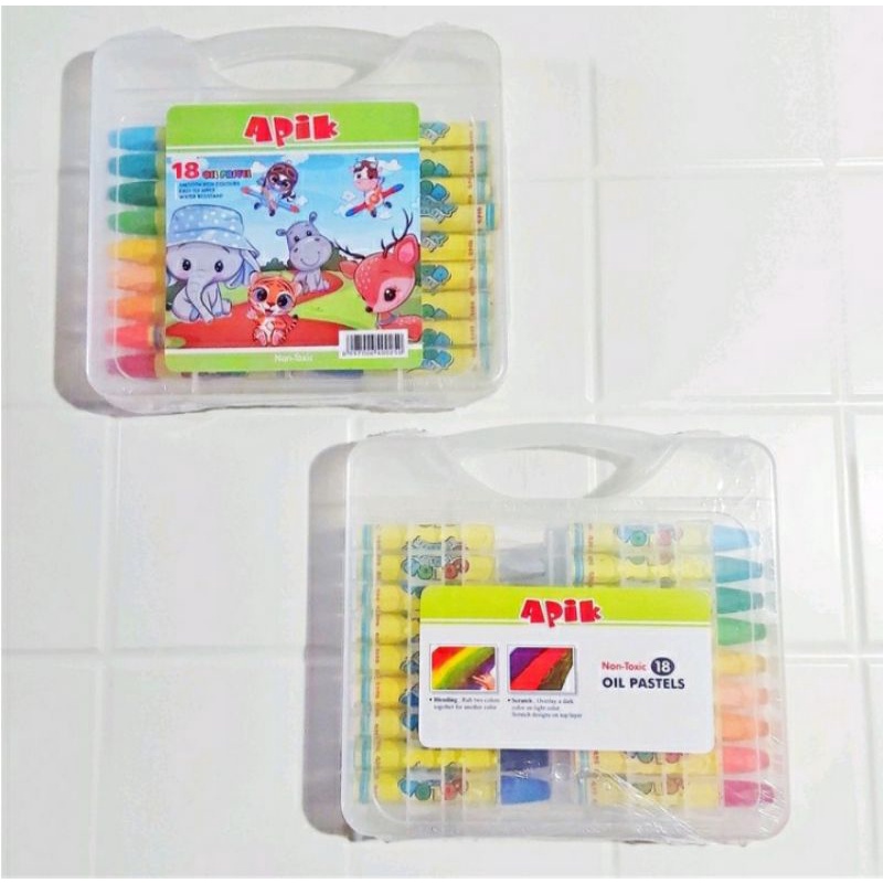 Jual CRAYON APIK 18W / CRAYON APIK 18 WARNA / CRAYON 18 WARNA | Shopee ...