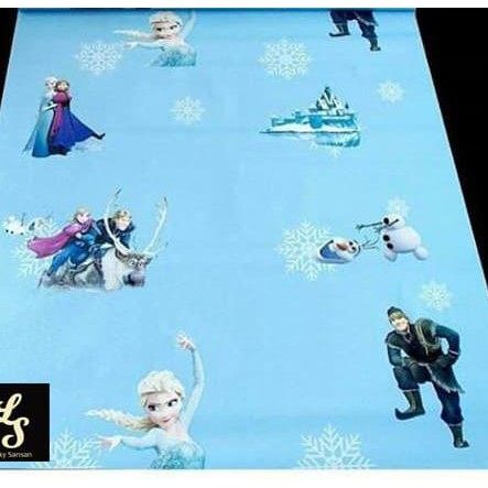 Wallpaper Dinding Frozen Biru - todosconociendo