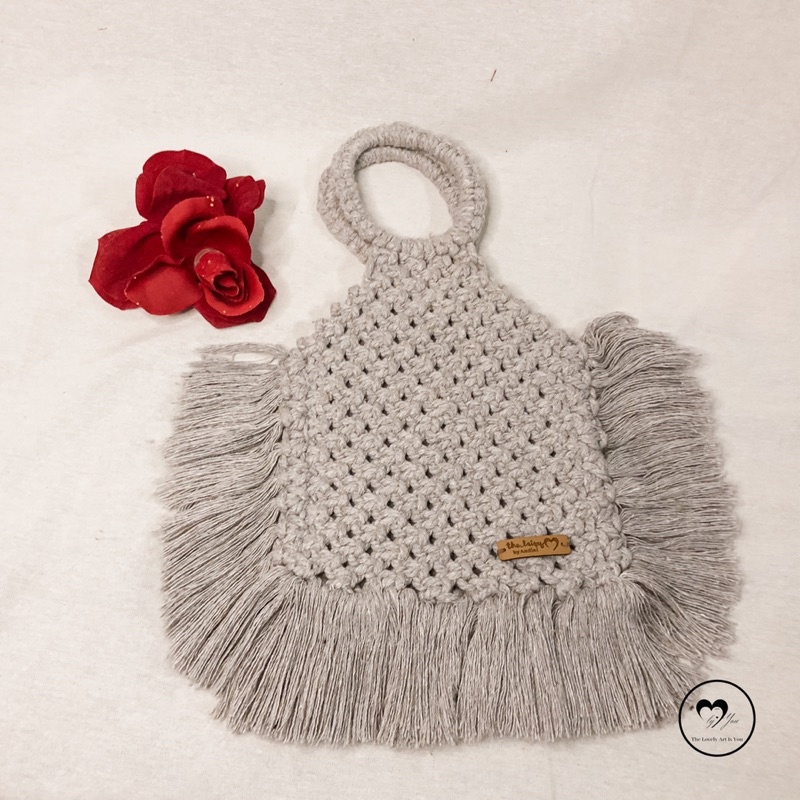 Jual Anyelir bag | Macrame bag/ Tas makrame/Tas macrame/ Hand bag/Tas ...