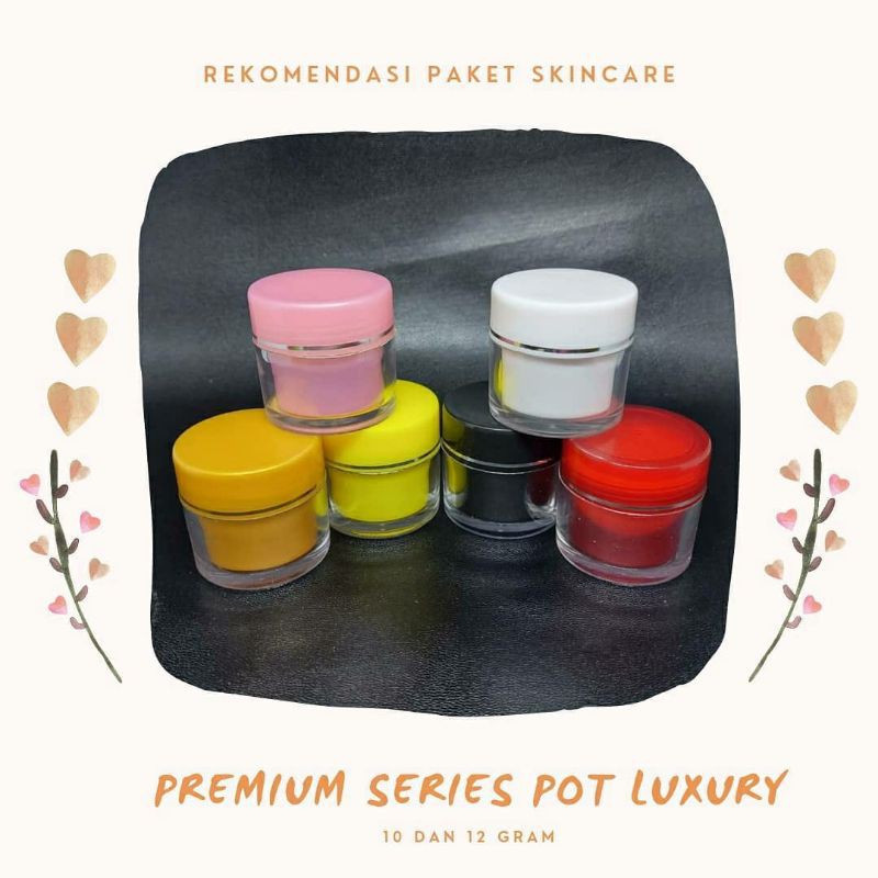 Jual pot cream luxury 10 gram isi 25 pcs | Shopee Indonesia