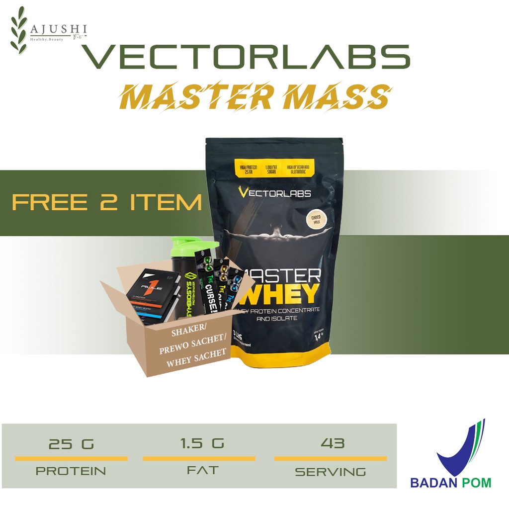 Jual Vectorlabs Master Whey 3lbs ( Whey Protein Concentrate / Isolate ...