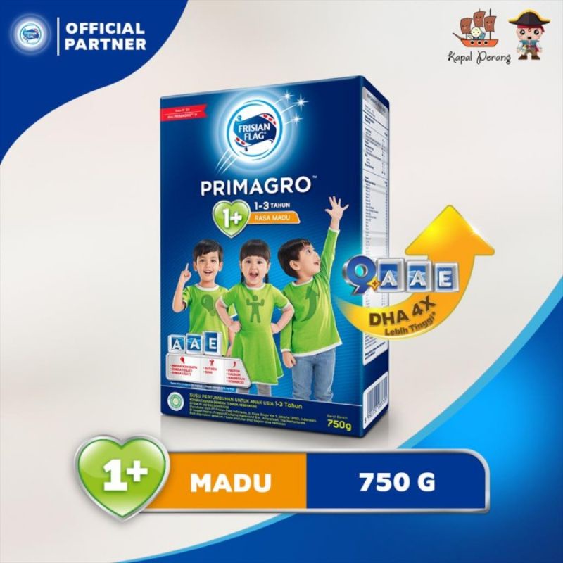 Jual PRIMAGRO dan PRIMAMIL 1+ dan 3+ MADU / VANILA 750Gr | Shopee Indonesia