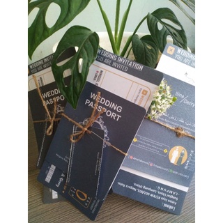 Jual Undangan Pernikahan Passport Dan Wedding Pass Desain Custom ...