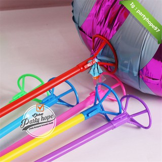 Jual Tangkai Balon foil / Gagang Balon / Stik Balon Warna Putih / stick ...