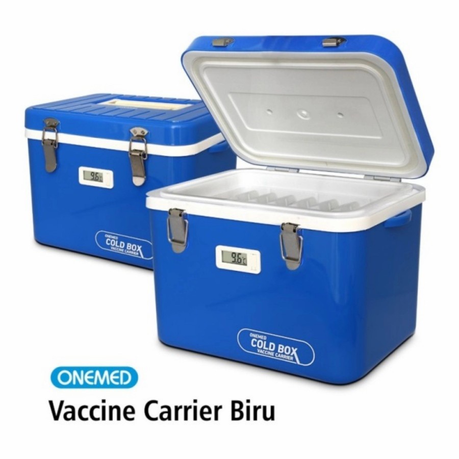 Jual Vaccine Carrier Box Biru / Boks Tempat Vaksin Sementara Onemed | Shopee Indonesia