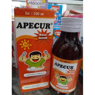 Jual Apecur Syrup 100Ml - Vitamin Anak - Rasa Jeruk Indonesia|Shopee ...