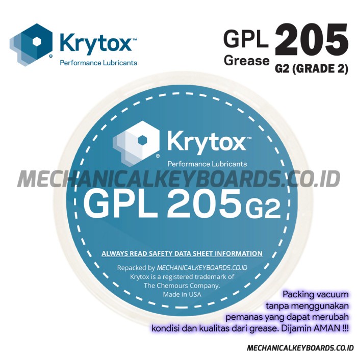 Jual Krytox GPL-205g2 (Grade 2) Grease Lubricant - 3g | Shopee Indonesia