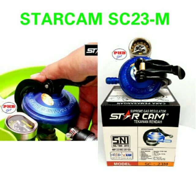 Jual Regulator Starcam SC23 M Pengaman Gas Tekanan Rendah | Shopee ...