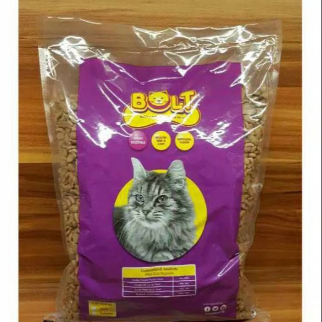 Jual Pakan Kucing BOLT 1KG | Shopee Indonesia