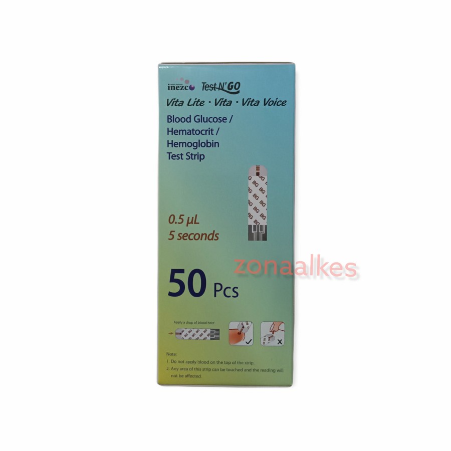 Jual Test Strip Alat Cek Gula Darah Inezco 3 in 1 (Gula Darah, HB, HCT ...