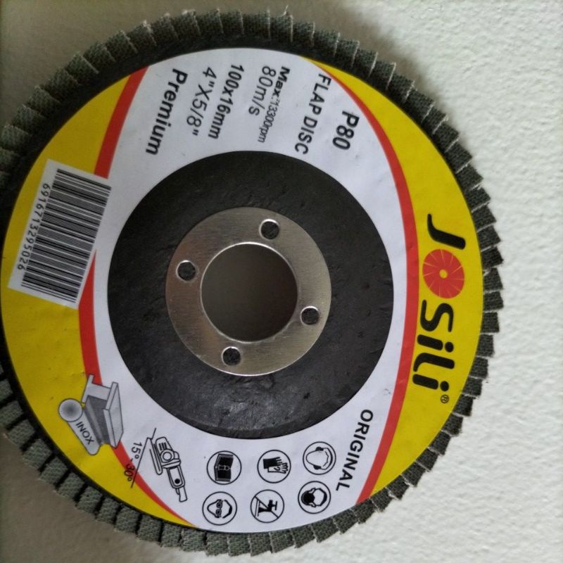 Jual Batu gerinda Flap disc Josili #80 (100 x 16 / 4" x 5/8) | Shopee Indonesia
