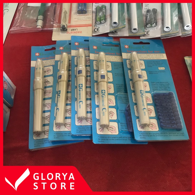 Jual PEN LANCET GC LANCING DEVICE GENERAL CARE - ALAT CEK PENGAMBIL ...