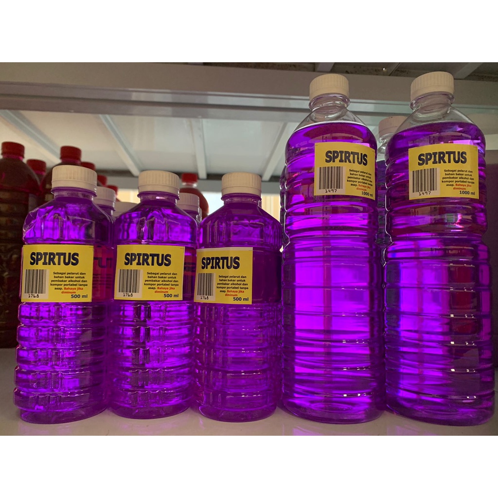 Jual SPIRTUS /spirtus bakar 1 liter 500 ML termurah Indonesia|Shopee ...