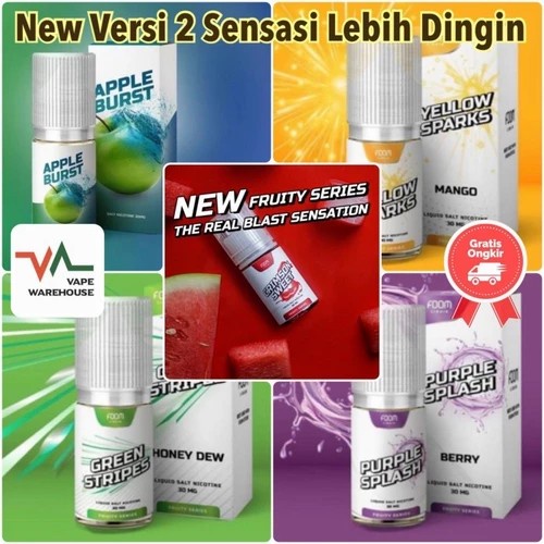 Jual Liquid Foom Salt Fruity Tobacco Creamy 30ml 30mg Saltnic Pod ...