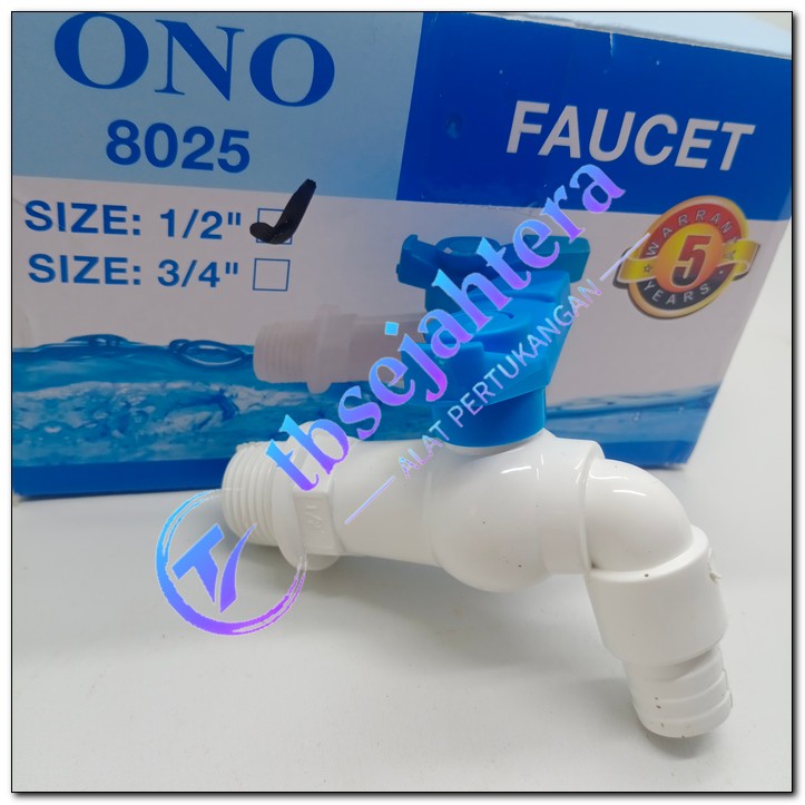 Jual kran air pvc / keran taman pvc ono 1/2 inch / 1/2" | Shopee Indonesia