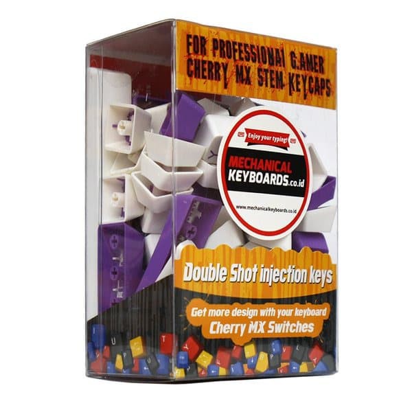 Jual CHERRY MX STEM KEYCAPS (WHITE PURPLE) | Shopee Indonesia