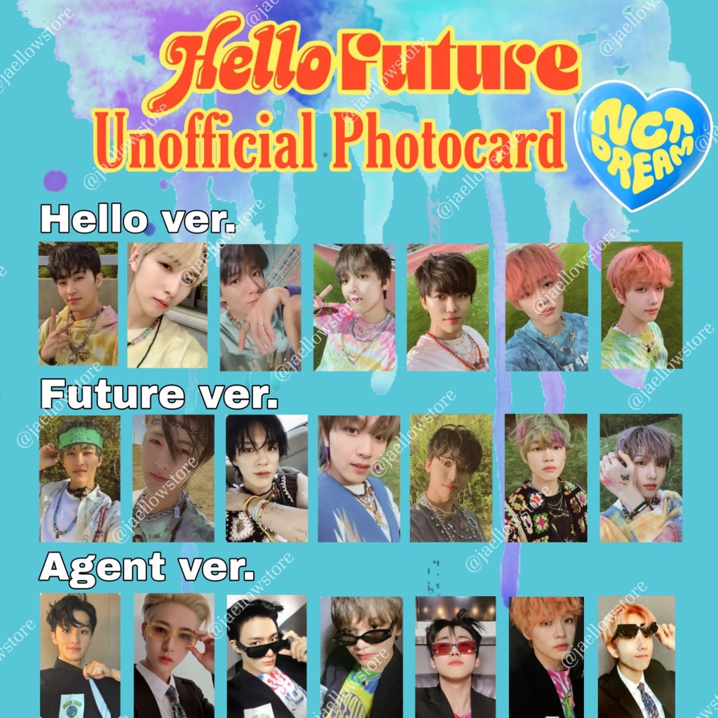 Jual PC PHOTOCARD HELLO FUTURE NCT DREAM JAEMIN JENO MARK RENJUN 