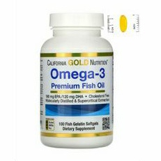 Jual OMEGA 3 PREMIUM FISH OIL CALIFORNIA GOLD NUTRITION 100 SOFTGELS ...