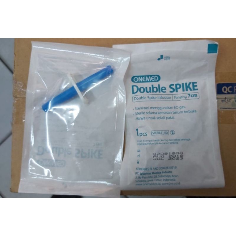 Jual tusukan infus double spike onemed | Shopee Indonesia
