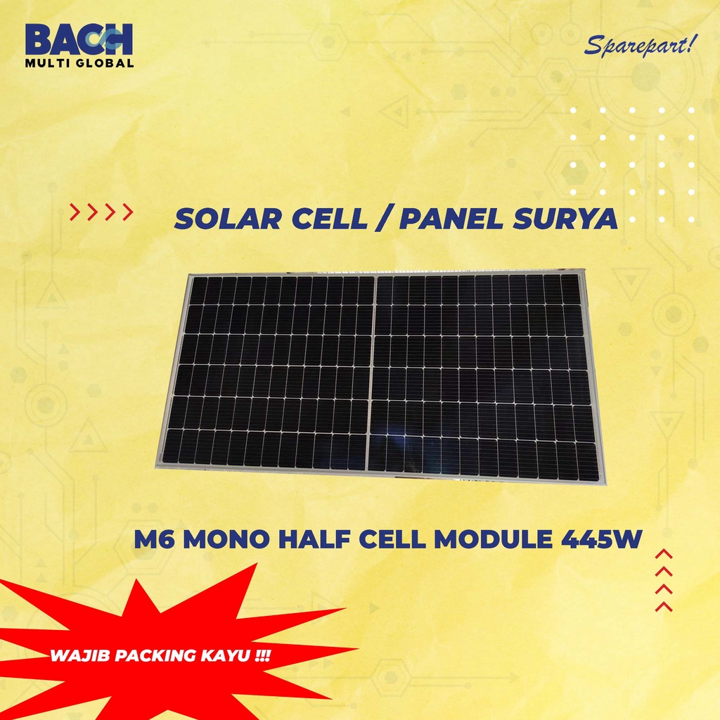 Jual Panel Surya / Solar Cell / Panel Surya M6 Mono Half Cell Module ...