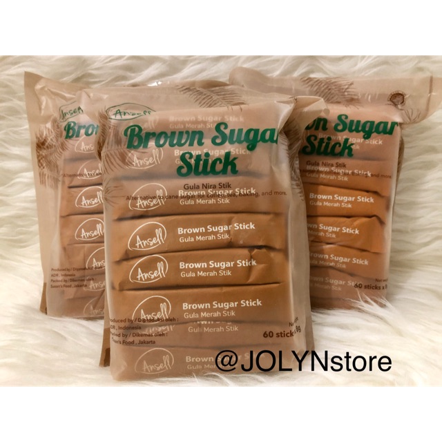 Jual Ansell Brown Sugar Stick / Gula Aren | Shopee Indonesia