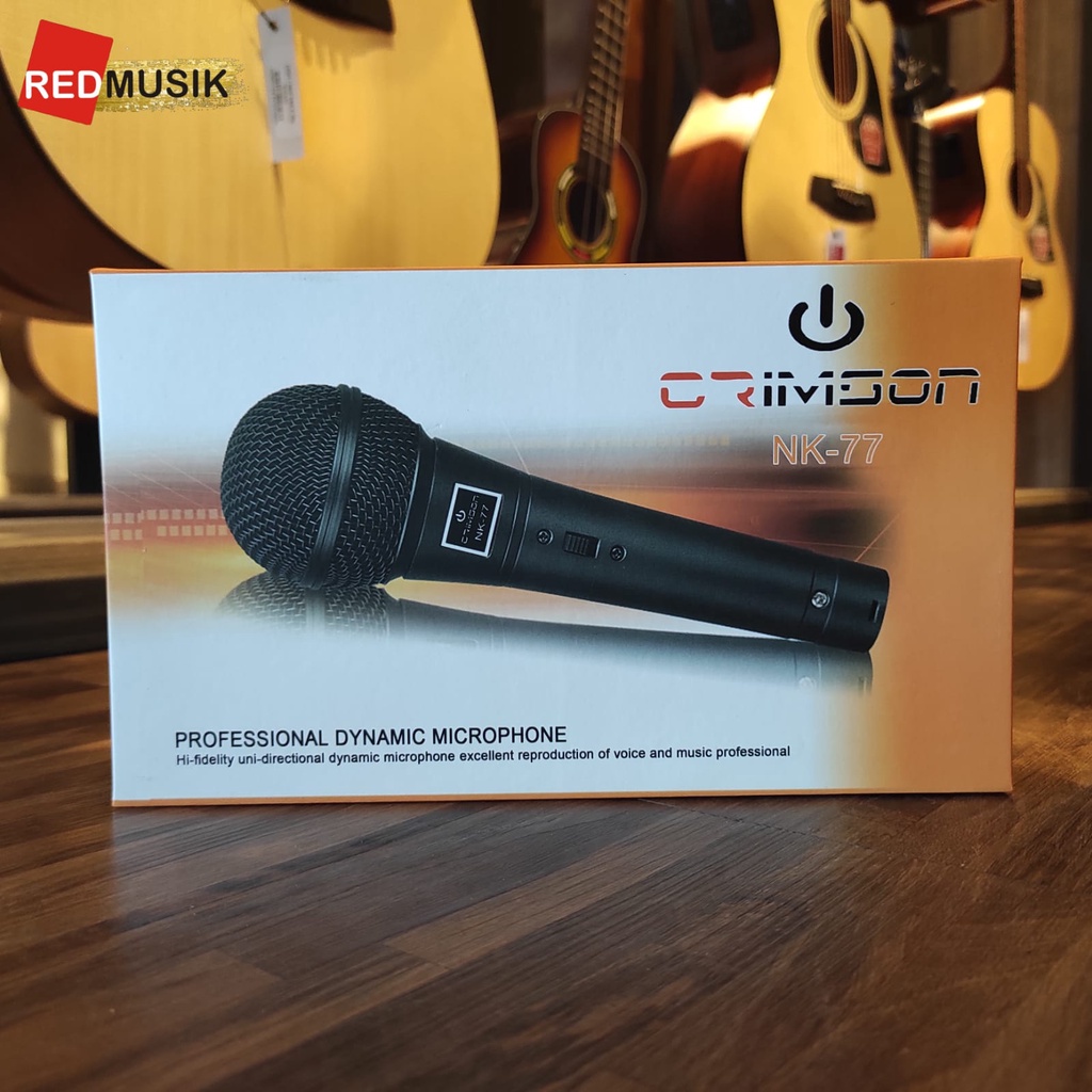 Jual Mic Crimson NK77 NK-77 NK 77 Dynamic Microphone Mikrofon | Shopee ...