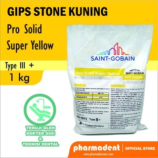 Jual Gips Stone Kuning Moldano Saint Gobain Tipe III + isi 25 kg ...