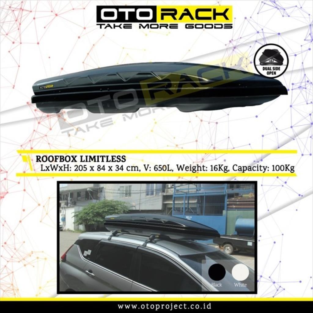 Jual Roofbox Limitless Roof Box Otorack Series Original Otoproject Rack ...