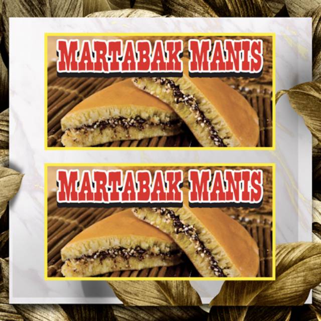 Jual Spanduk banner jualan martabak beli 1 gratis 1 ukuran 100 X 50 ...