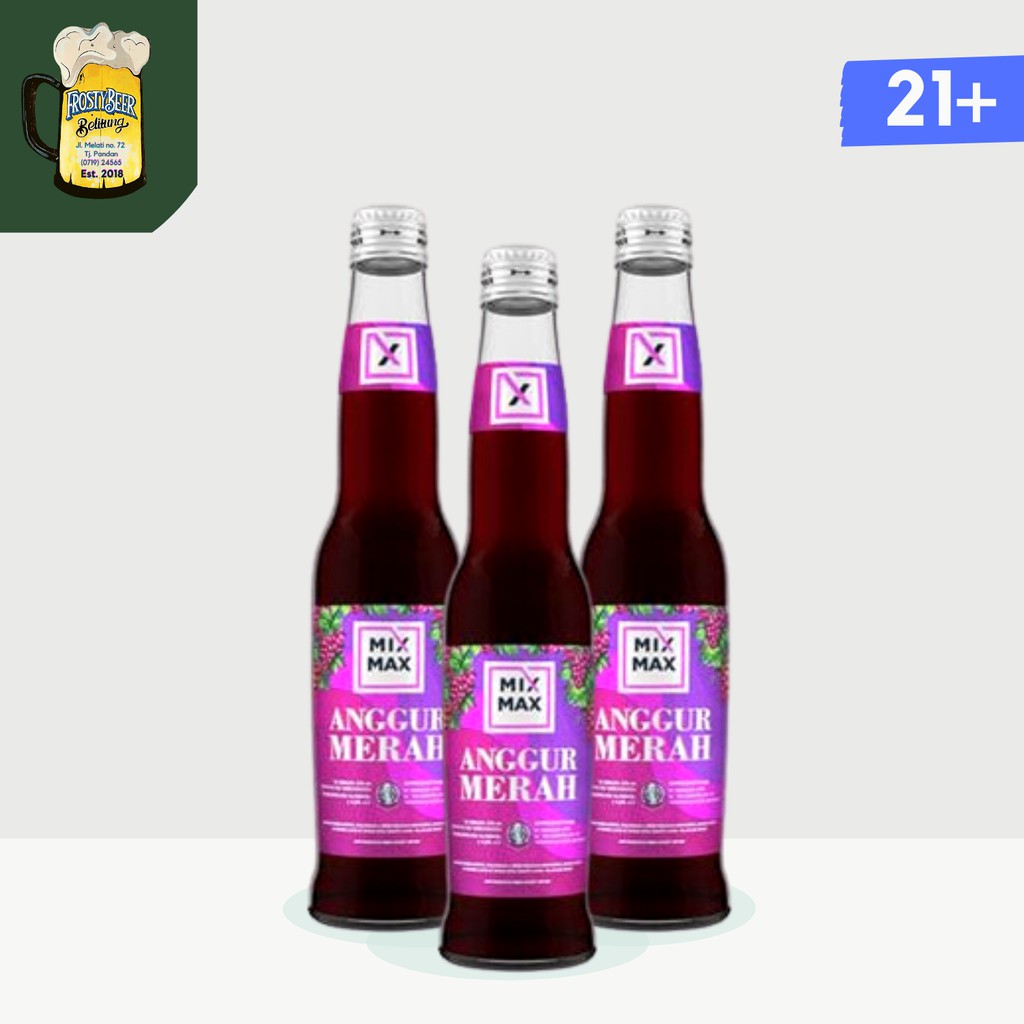 Jual Mix Max Anggur Merah Amer 4.8% 275 ml | Shopee Indonesia
