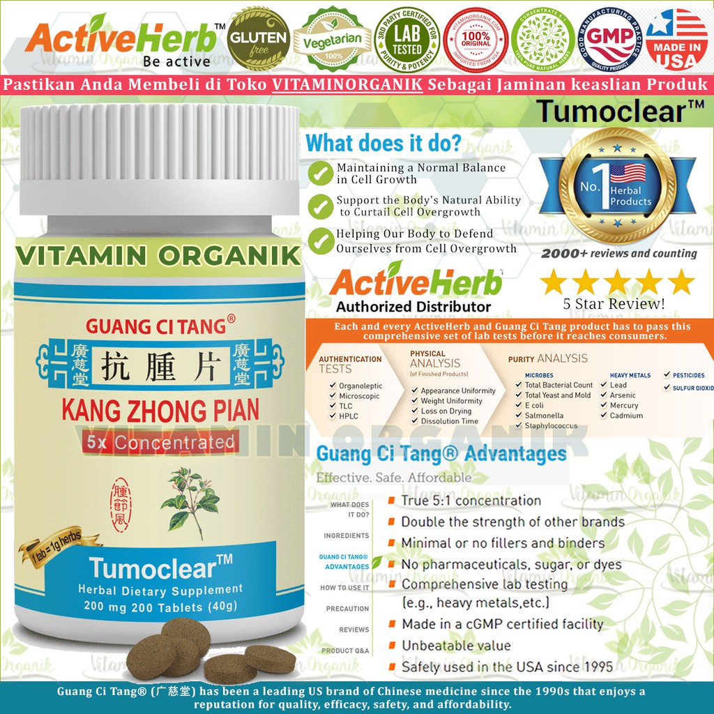 Obat Kanker / Cancer & Tumor Ganas Payudara / Paru / Usus / Otak ...