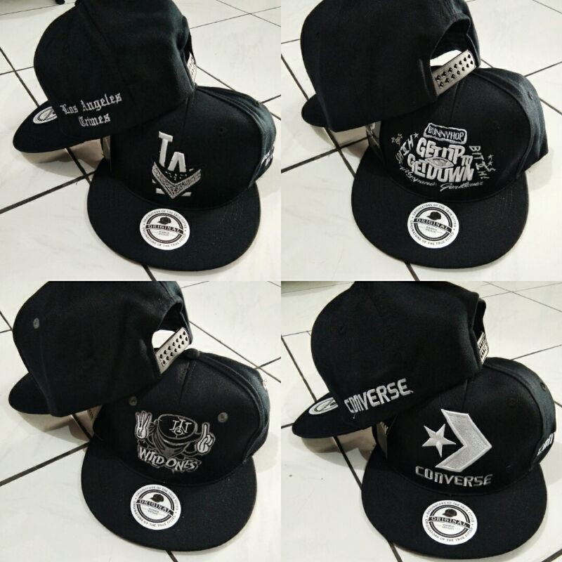 Topi Snapback Distro Premium,Topi Distro kekinian | Shopee Indonesia