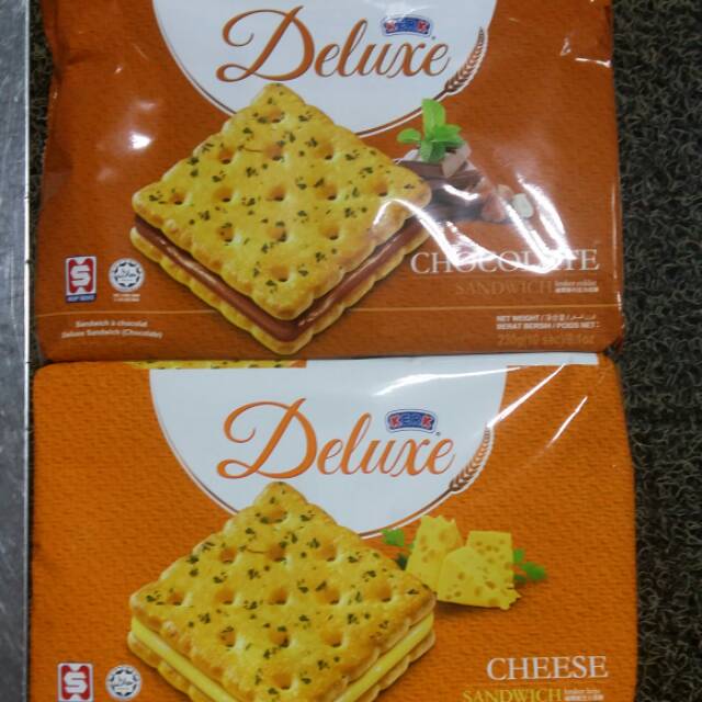 Jual KERK Deluxe CRACKERS SANDWICH from HUP SENG 230gr | Shopee Indonesia