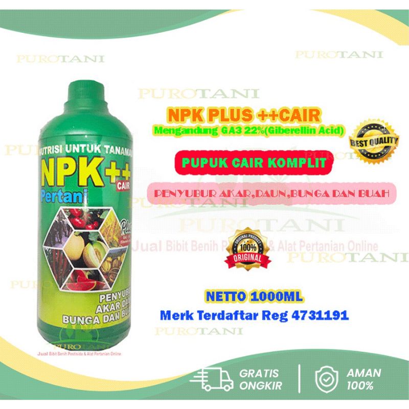 Jual pupuk NPK cair plus Zpt ga3 22% 1000ml | Shopee Indonesia