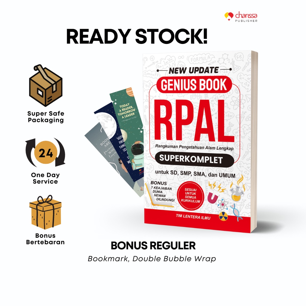 Jual Charissa Publisher - New Update Genius Book RPAL Superkomplet ...