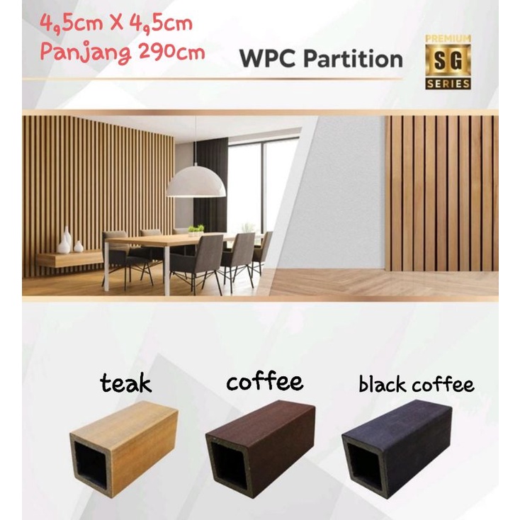 Jual wpc partisi kisi kisi surabaya | Shopee Indonesia