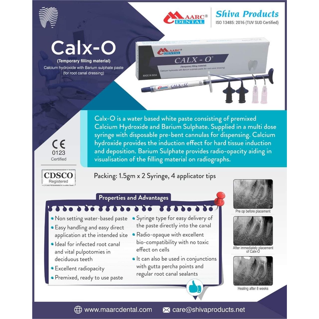 Jual CALX-O (Calcium Hydroxcide with Barilium Sulphate) | Shopee Indonesia