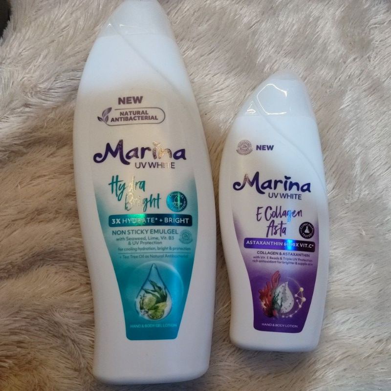 Jual MARINA UV WHITE HAND BODY LOTION 190ML | MARINA HEALTHY BOOSTER ...