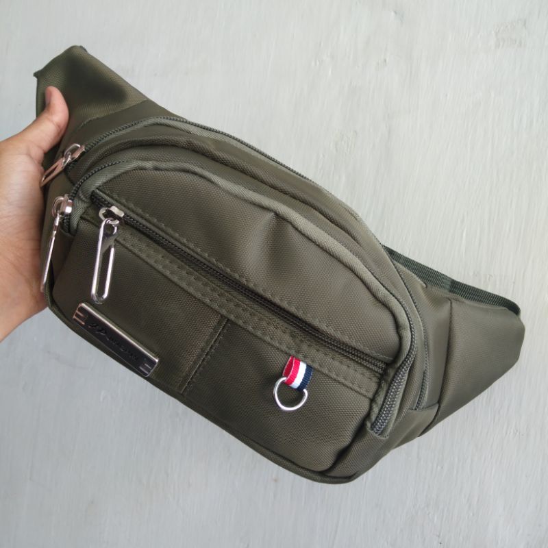 Jual selempang Waistbag jingpin / Waistbag jingpin impor / tas pinggang ...