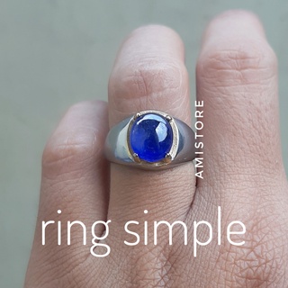 Jual Batu Cincin Blue Sapir Sapphire Safir Original | Shopee Indonesia