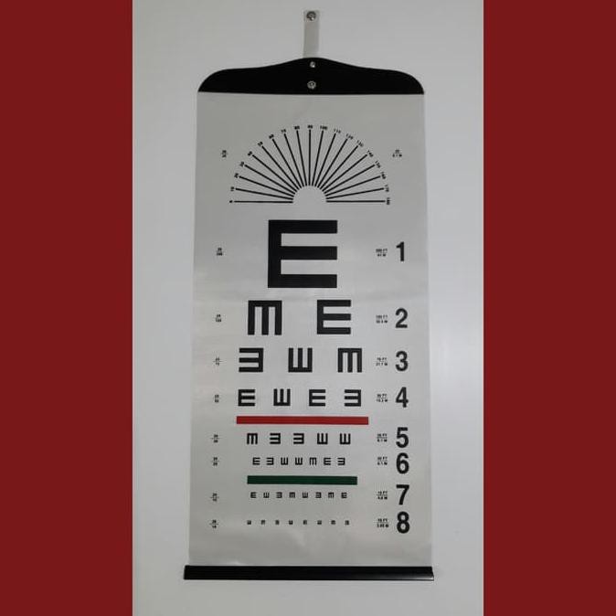 Jual SNELLEN E CHART - TUMBLING-E CHART | Shopee Indonesia