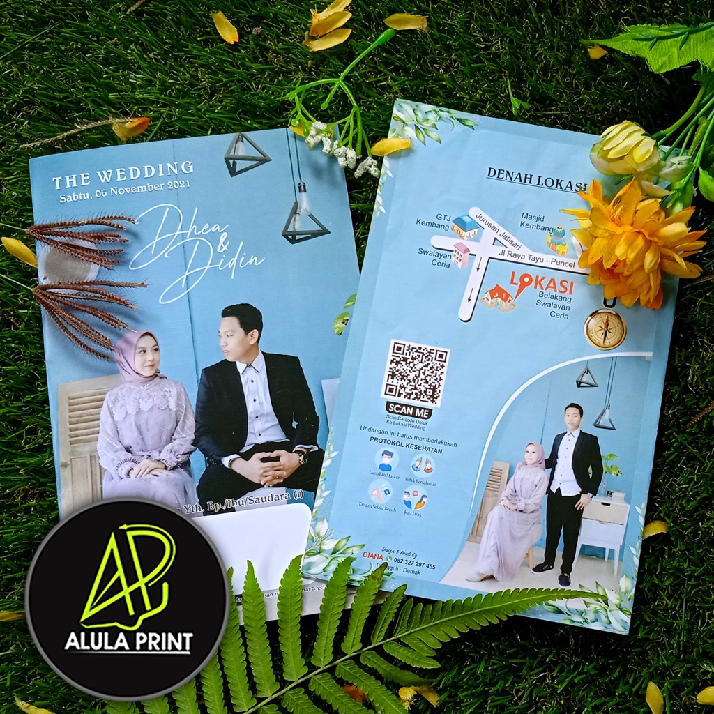 Jual Undangan Full Foto, Bebas Jumlah Foto Bahan Art Carton Tebal ...