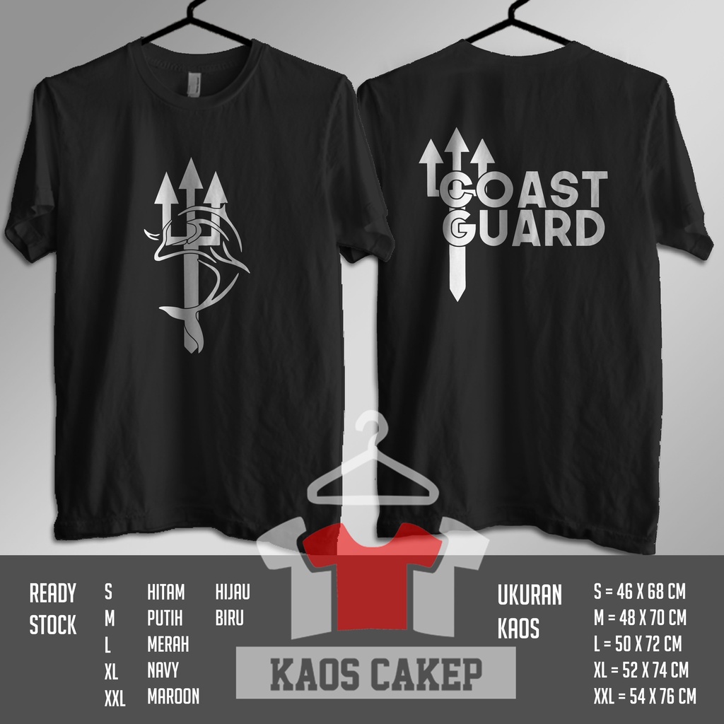 Jual Kaos Coast Guard Indonesia Baju Distro | Shopee Indonesia
