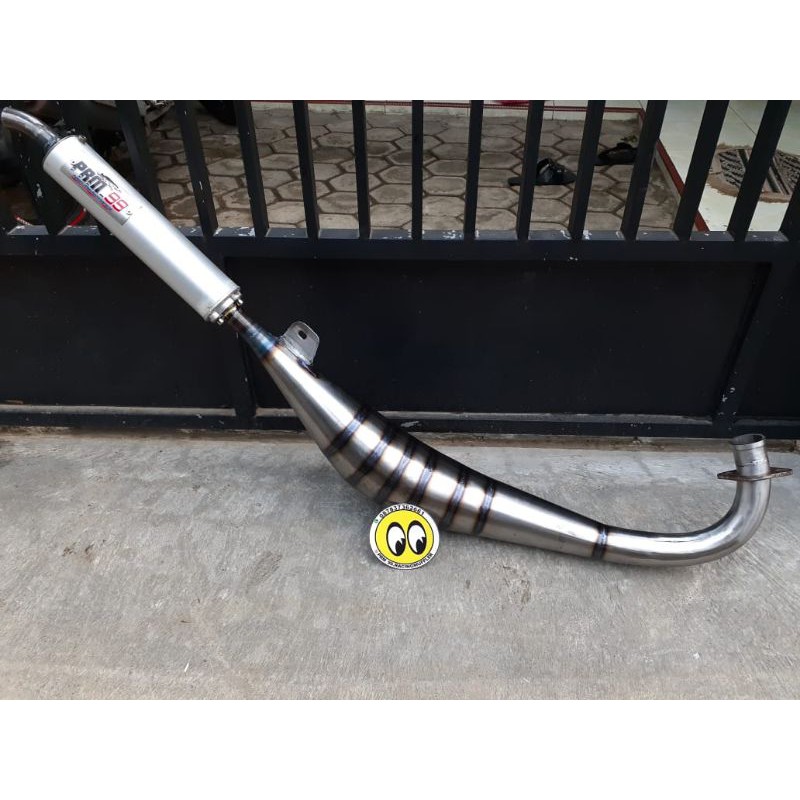 Jual Knalpot Racing RXZ, RZR 135 Model Lavidha Original Produk PRM_99 Plat Galfanis Silincer ...
