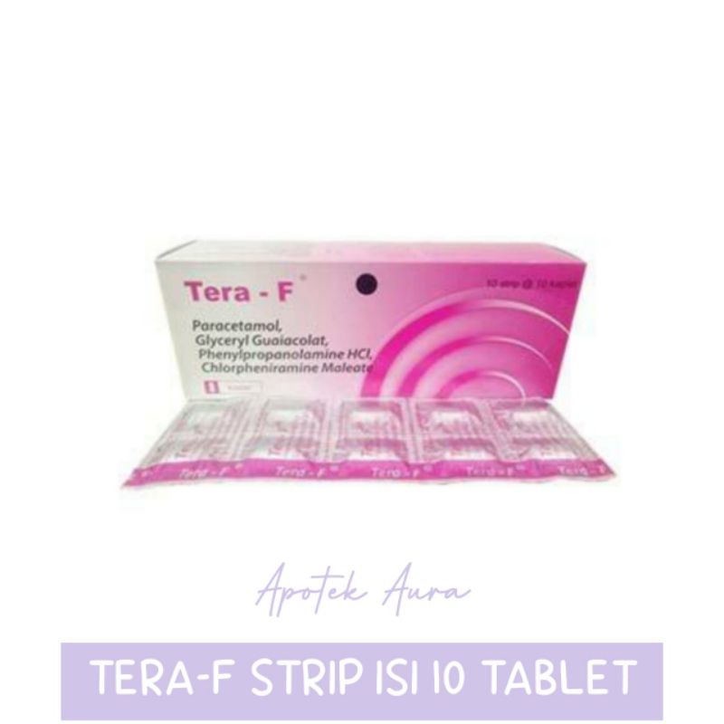 Jual Tera-F Per Strip isi 10 Tablet - Obat Influenza Demam dan Batuk ...