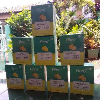 Jual FIBRO Lemon 1 Box Fibro Detox Fibro Fibro Easy Fiber Drink Lemon ...