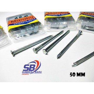 Jual PAKU BETON SET PAKU BETON PUTIH 5CM PAKU TEMBOK COR 50MM MARABU SERBAGUNA SBJ | Shopee ...