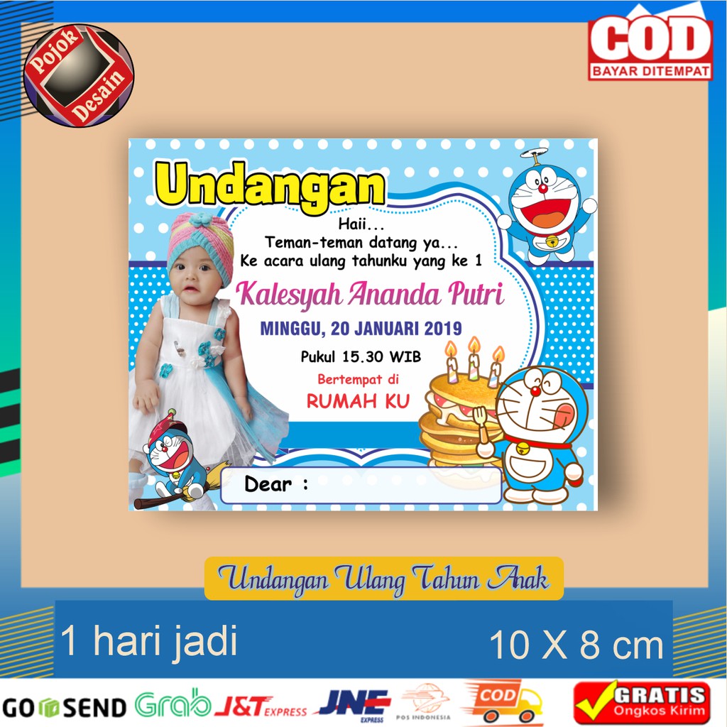 Jual Surat Undangan Ulang tahun Anak / Undangan Ultah Anak / Kartu ... Jual Surat Undangan Ulang tahun Anak / Undangan Ultah Anak / Kartu ...