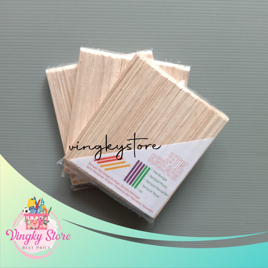 Jual Stik Kreasi / Stik Ice Cream Polos 50pc | Shopee Indonesia