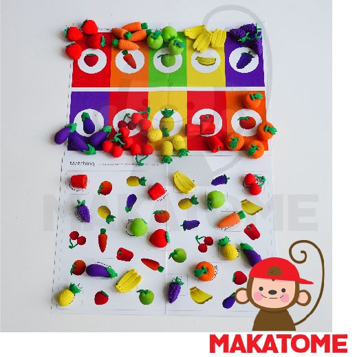 Jual Super Sorting Counters Fruits & Vegetables Edukasi mainan sayur ...